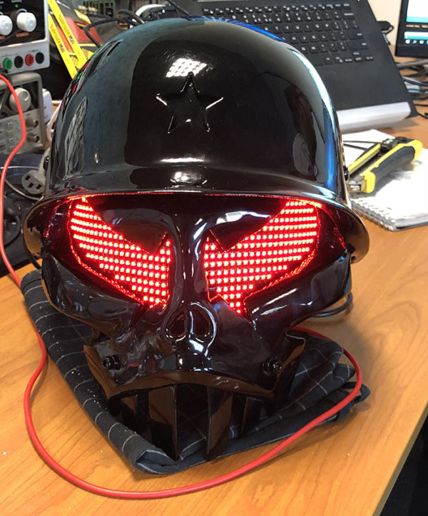 Interactive DJ helmet – Tom Luyten